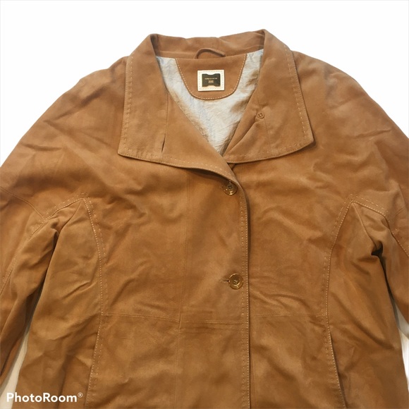 Gallotti | Jackets & Coats | Gallotti Italian Shearling Leather Camel ...